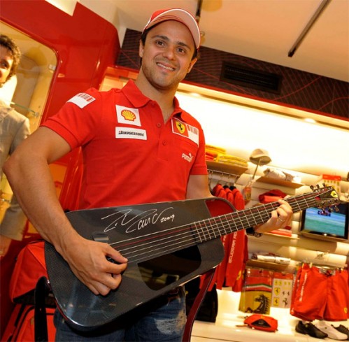 Blackbird Guitars Limited Edition Carbon Fiber Ferrari Travel Guitar ...